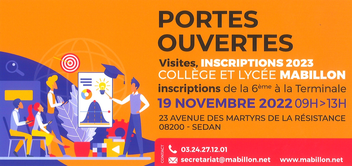 PORTES OUVERTES MABILLON - Ensemble Scolaire Catholique du Sedanais